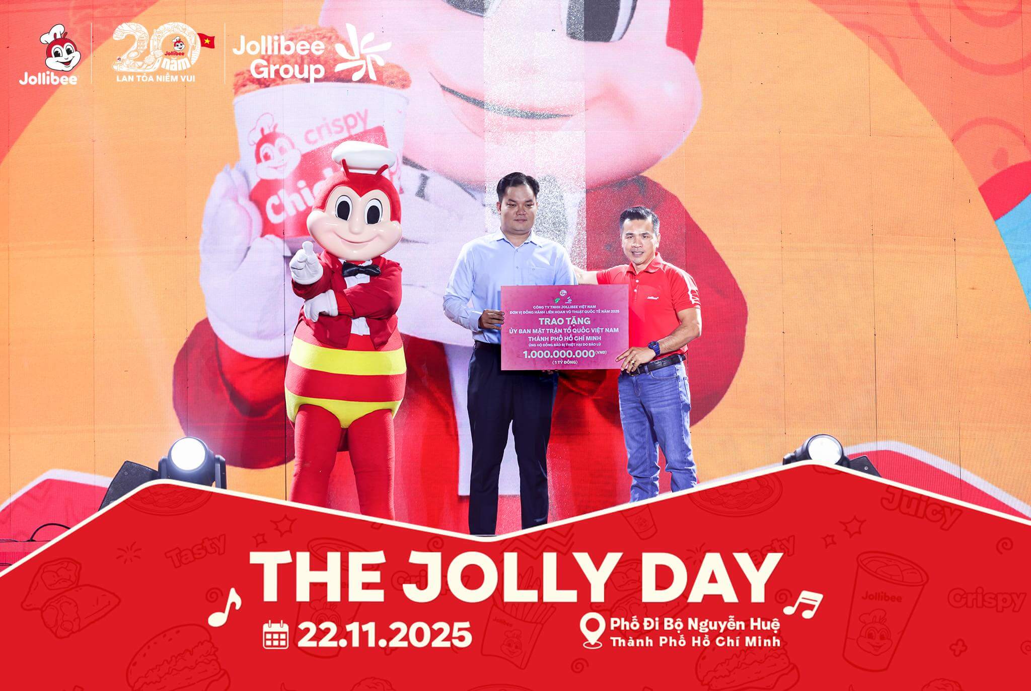 The Jolly Day: Sự kiện đánh dấu cột mốc 20 năm của Jollibee Việt Nam